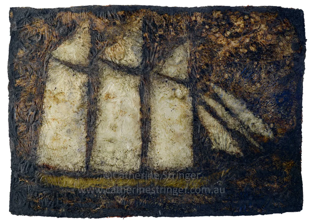 Ghost Schooner - SOLD — Catherine Stringer Artist
