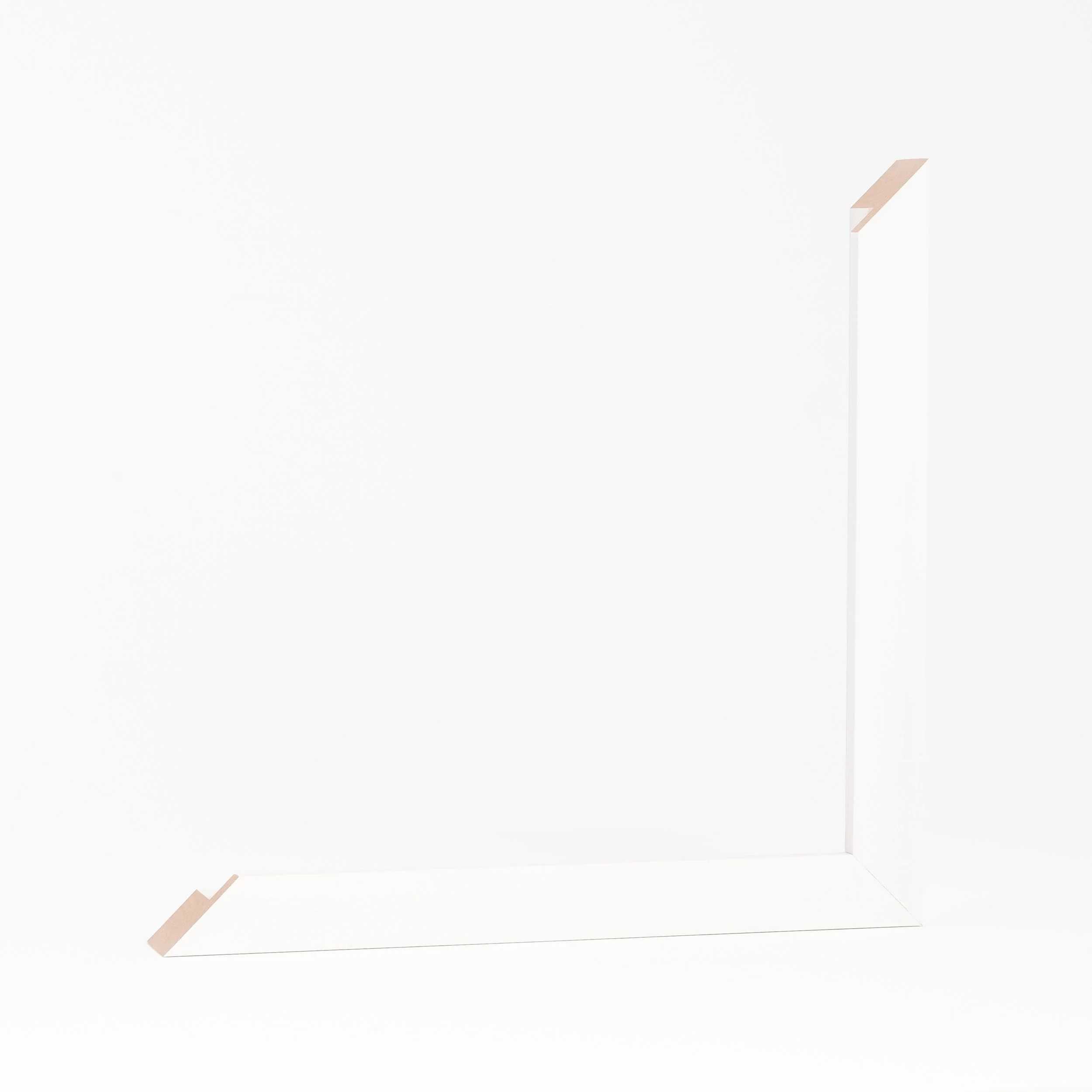 White Maple .75" Frame Corner — MUSEA Lab