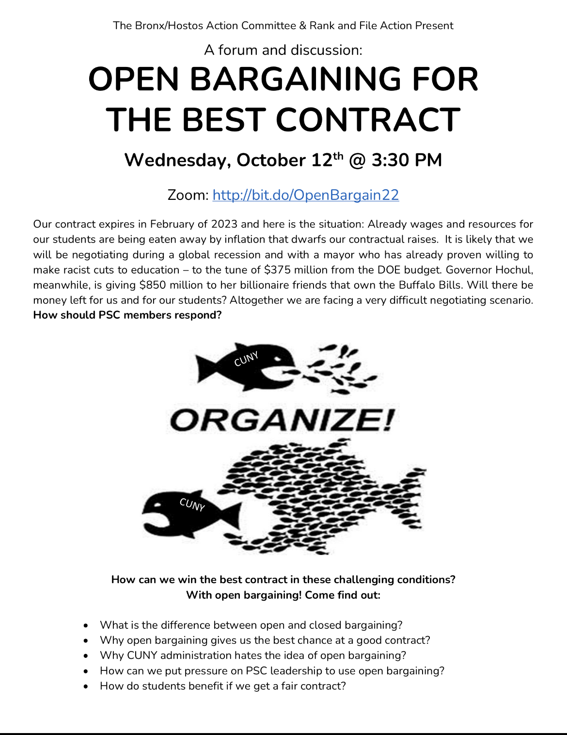 September Dispatch — RANK AND FILE ACTION