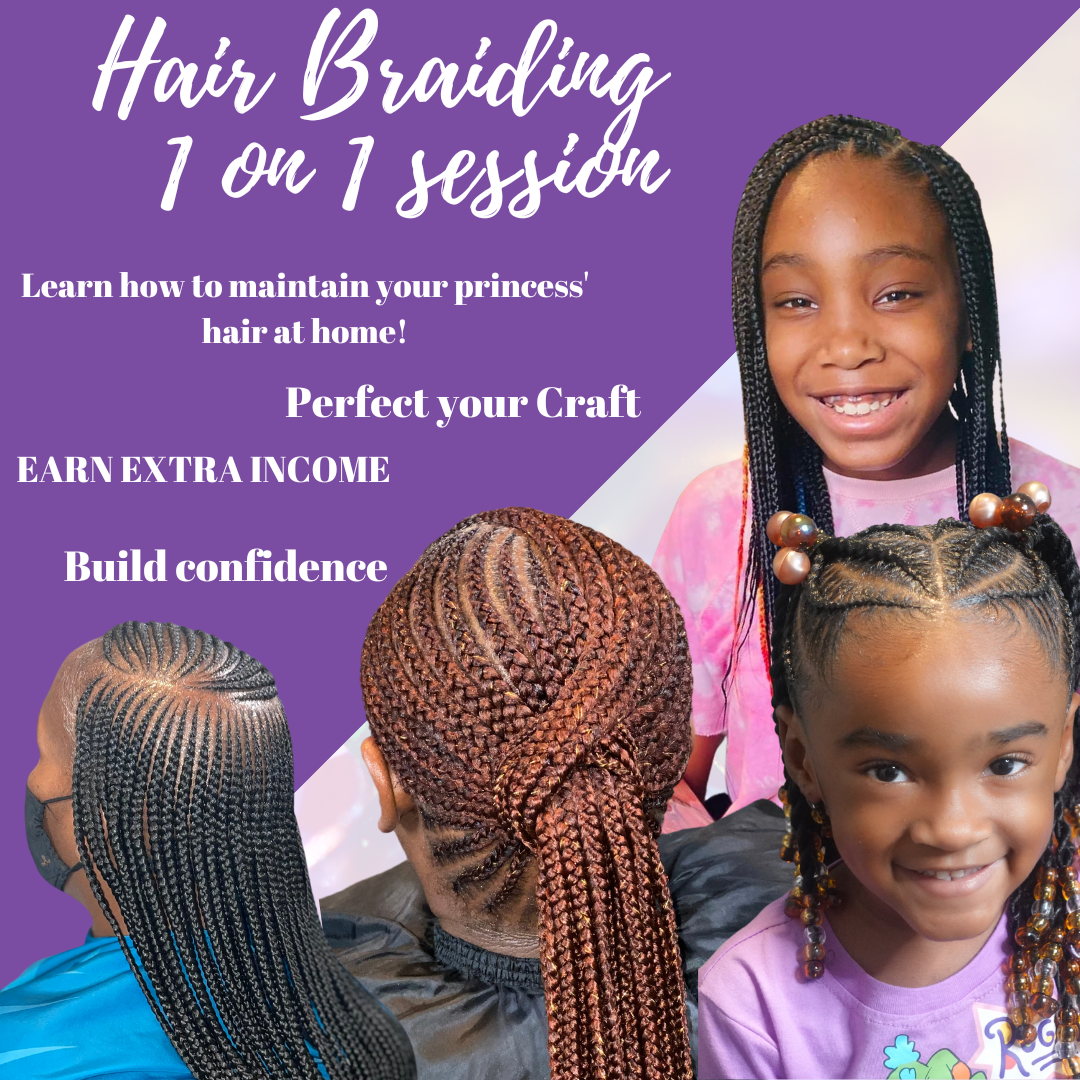 One on One Braiding Session — The Braid Fairy