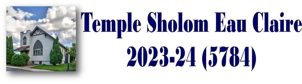 Schedule of Upcoming Services/Events at a Glance — Temple Sholom Eau Claire