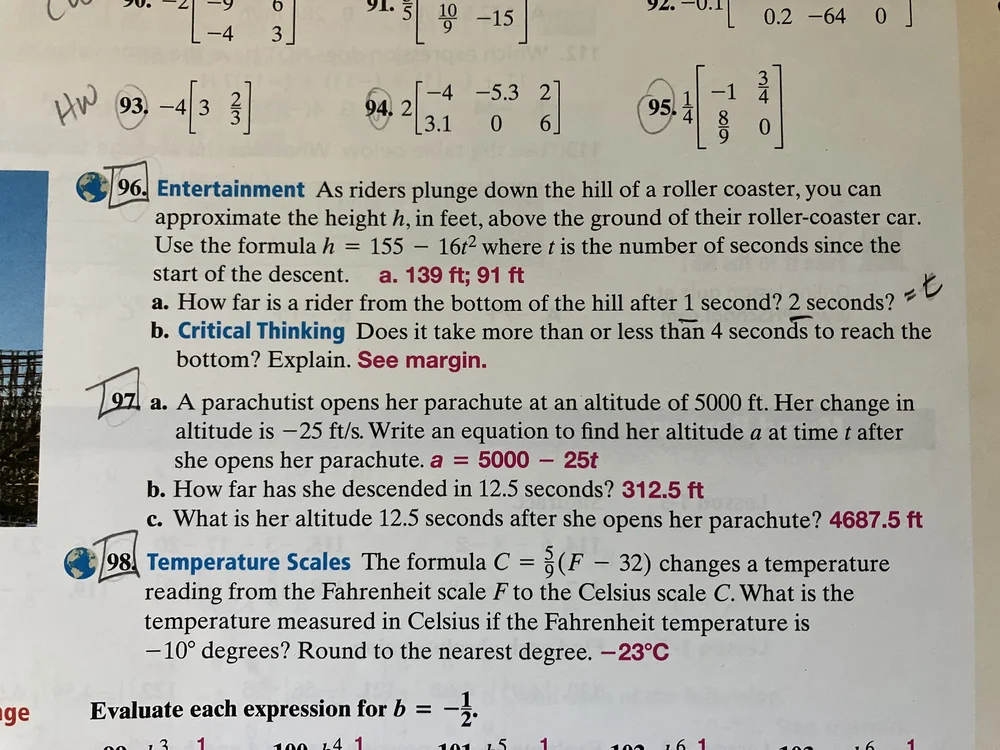 Ms. Lisa's Farm School on Mt. Helix-Algebra Resource Page