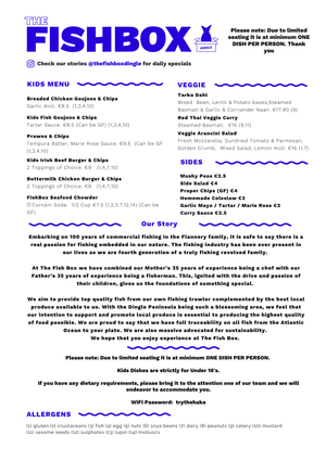 Menu — The Fish Box