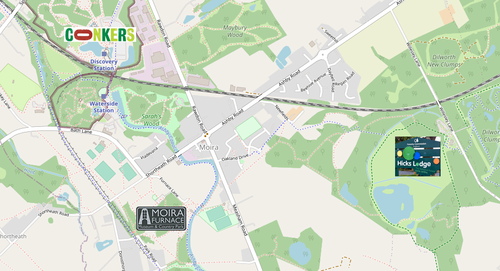 Getting here — Moira Furnace Museum & Country Park
