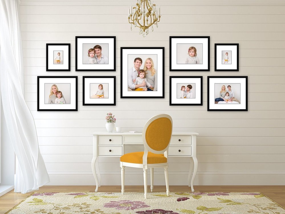 Creating a Family Photo Gallery Wall — N. Lalor Photography | Westport ...