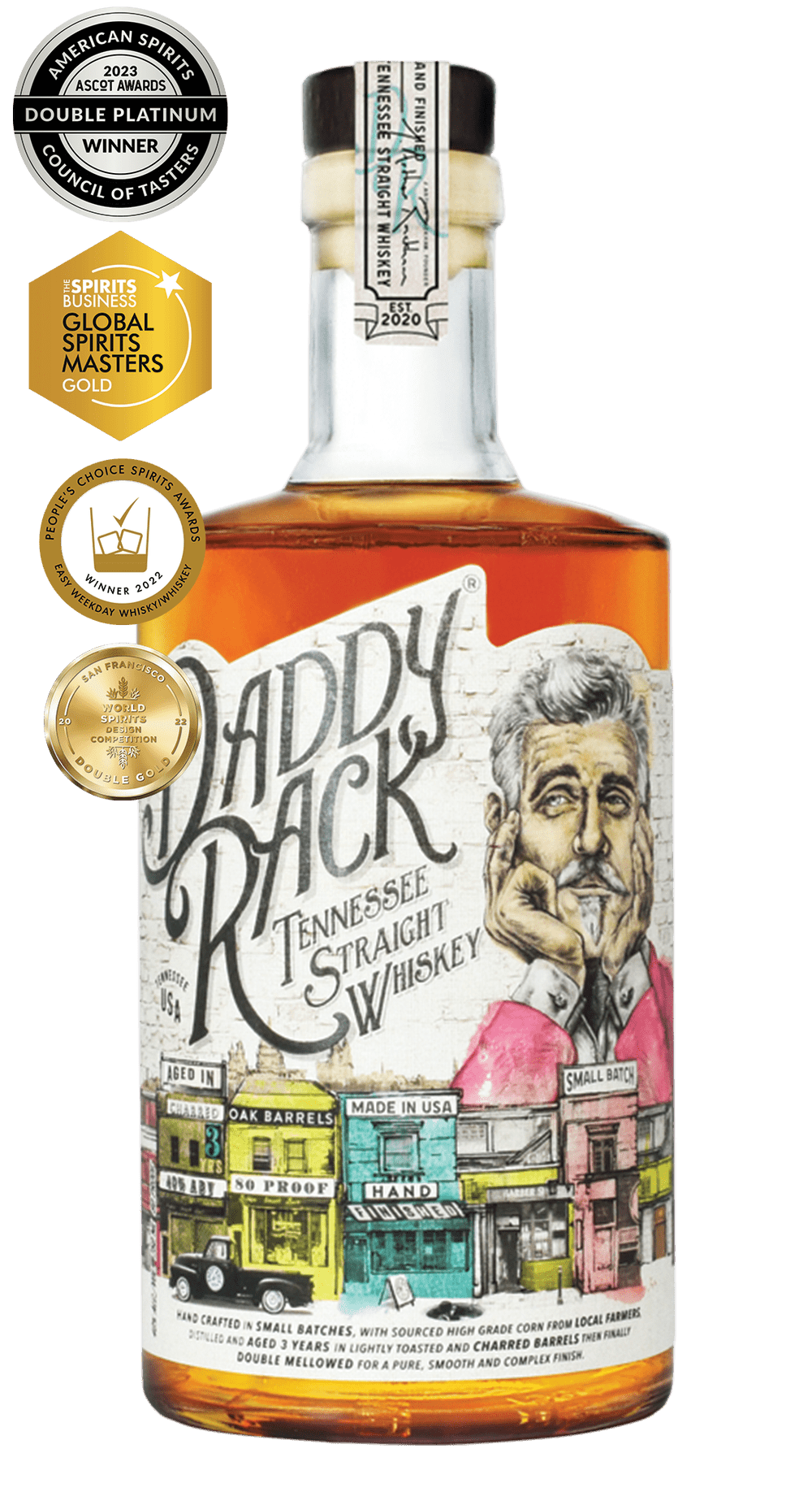 Daddy Rack Tennessee Straight Small Batch Whiskey