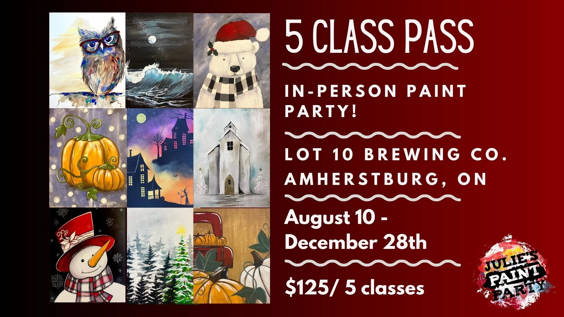 Shop Live Events — Julie's Paint Party