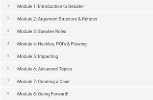 Online Course — Fremont Debate Academy