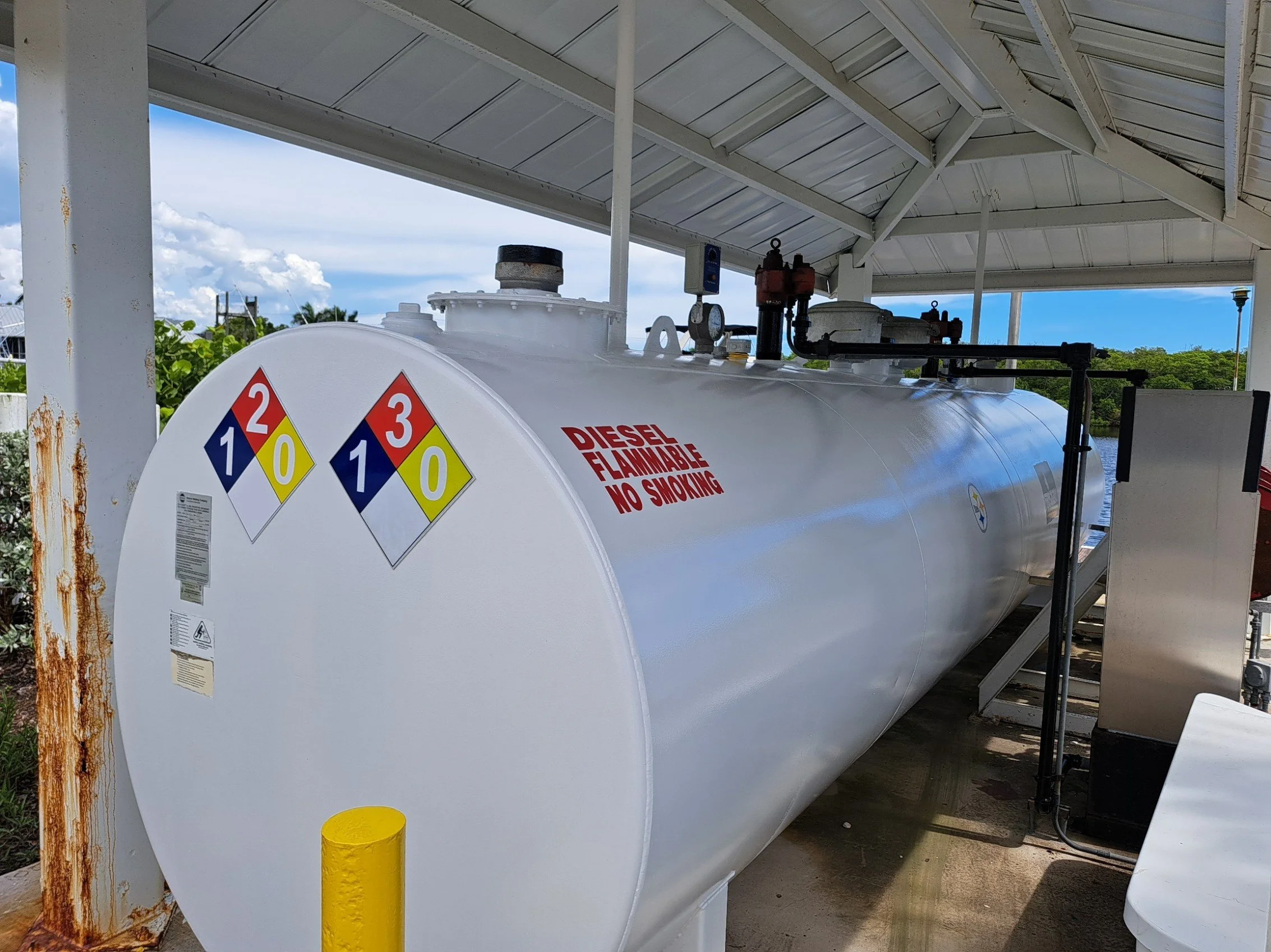 Paint above ground steel tanks. — Tank Help