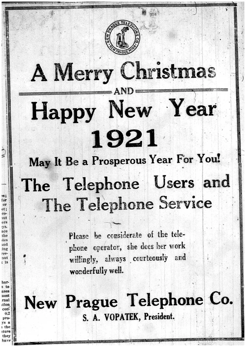 100 years ago... Happy Holidays from Scott County! — Scott County ...