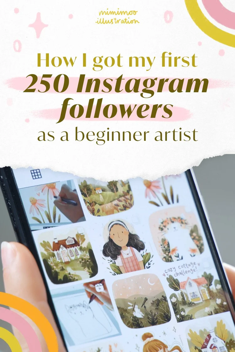 How I Got My First 250 Instagram Followers As A Beginner Artist ...