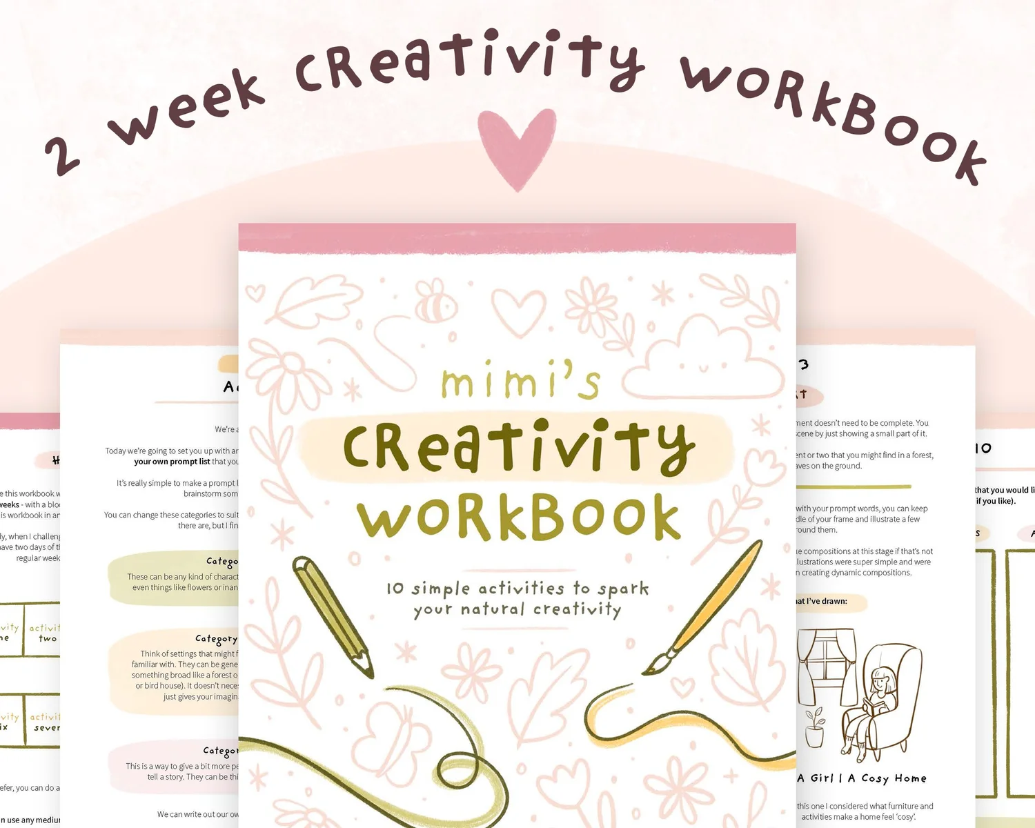 Products including brush packs, workbooks, how to draw guides and more ...