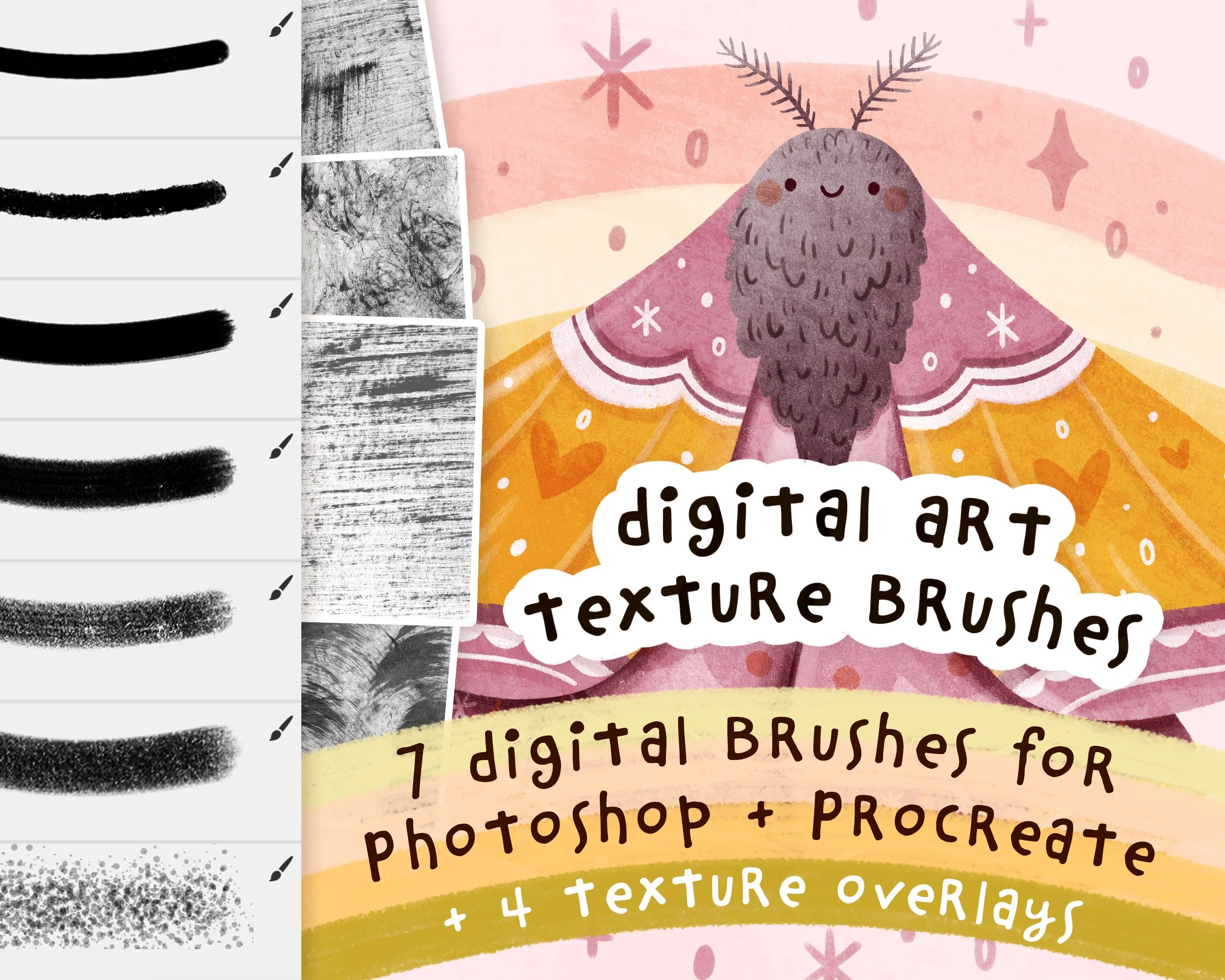 Products including brush packs, workbooks, how to draw guides and more! — Mimimoo Illustration