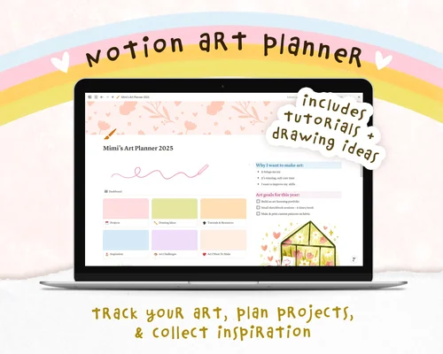 How To Organise Your Art Ideas in Notion — Mimimoo Illustration