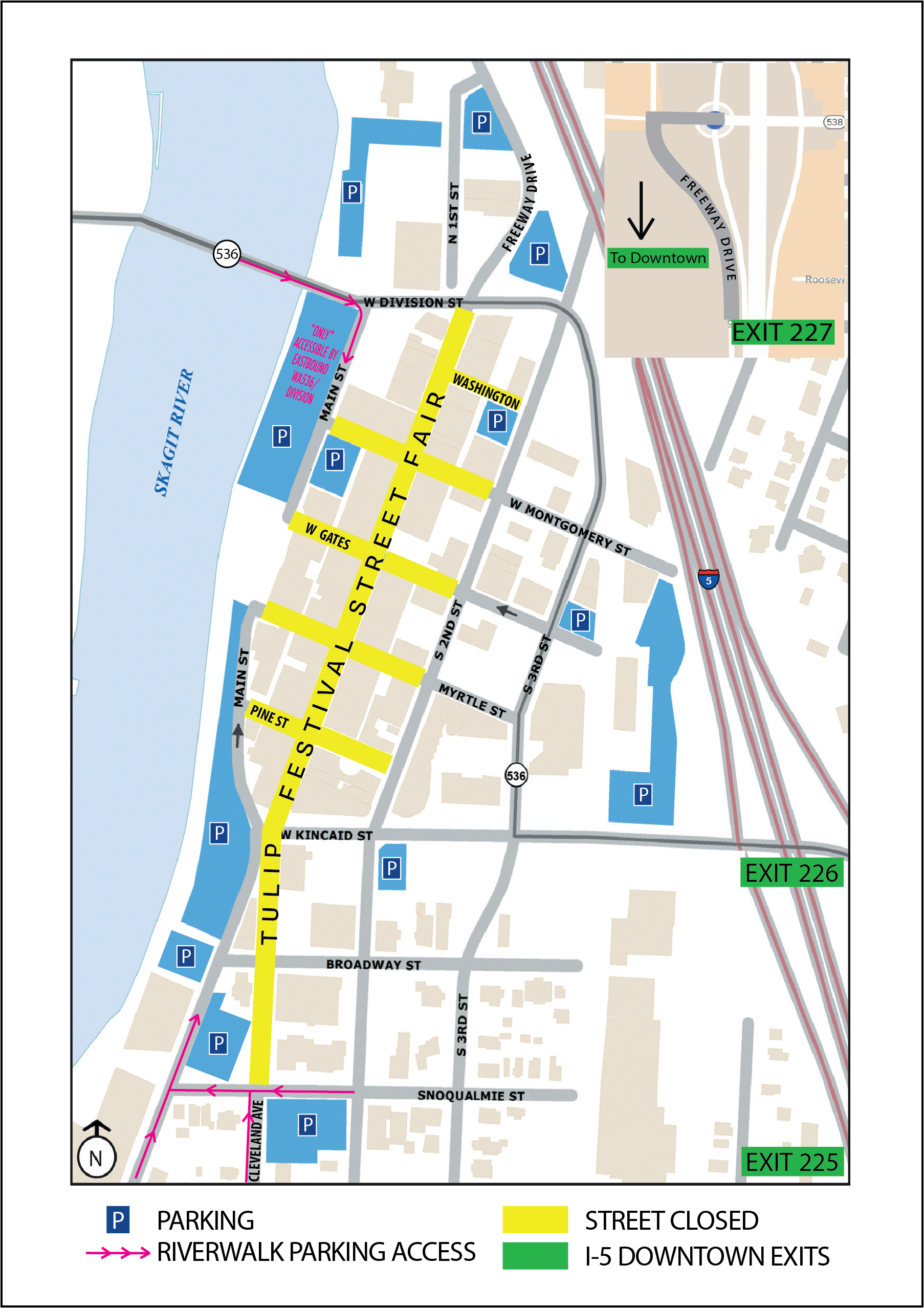 Map — Tulip Festival Street Fair
