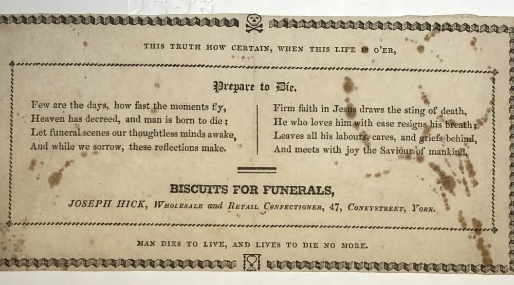 Victorian Mourning Biscuits: A Culinary Tribute to Grief and Grace ...