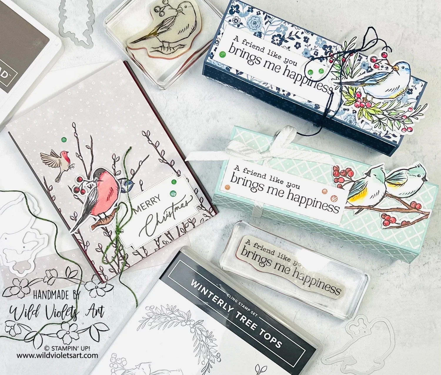 Nests of Winter Suite Collection — WILD VIOLETS ART