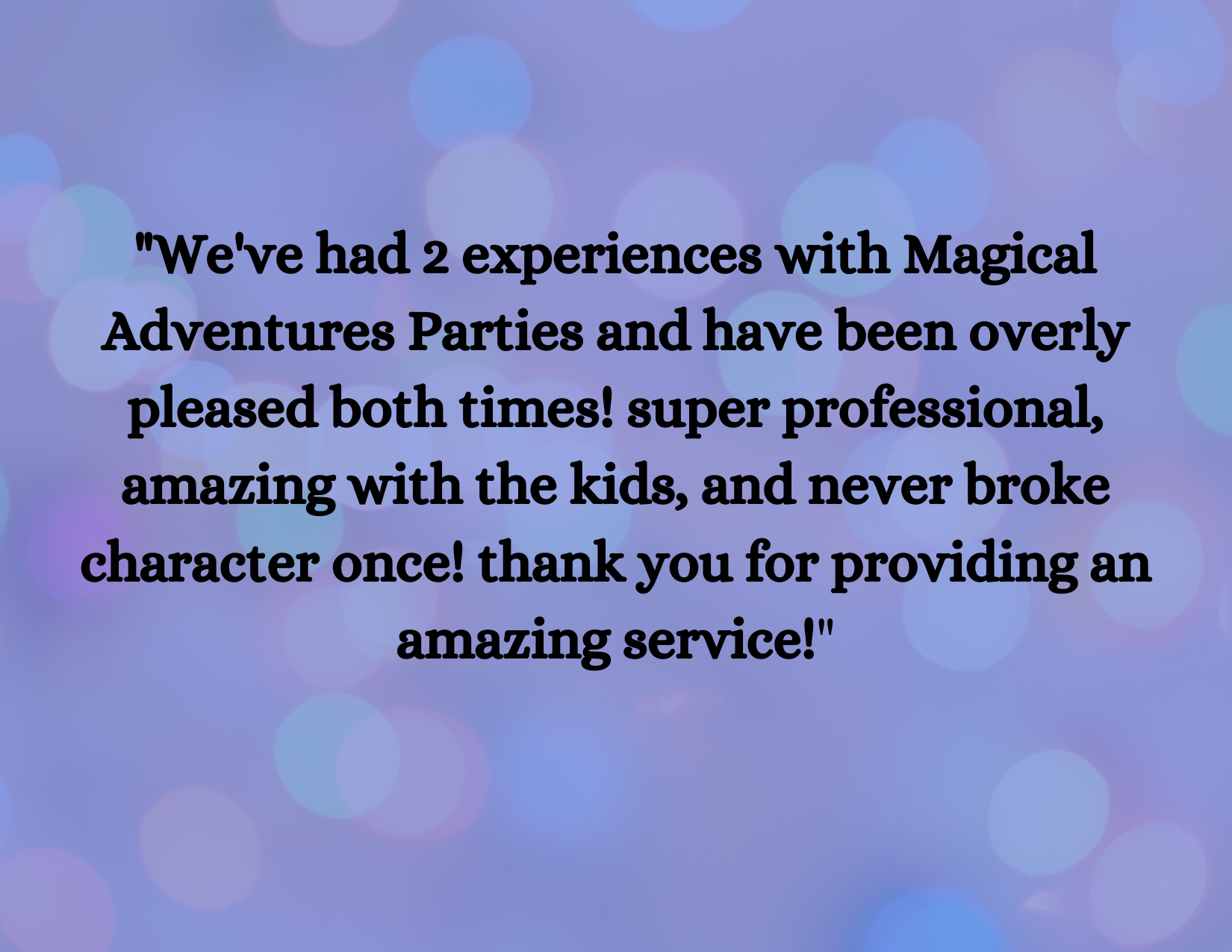 Magical Adventures Parties