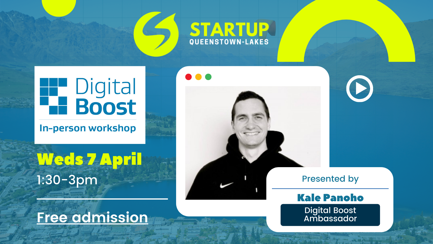 Digital Boost Workshop — Startup Queenstown Lakes