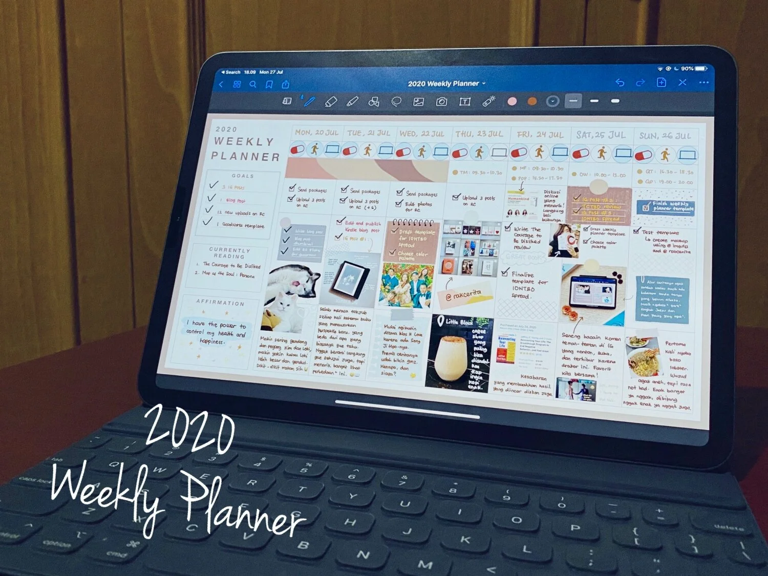Digital Planner: Cara Isi 2020 Weekly Planner, dan Link Download ...