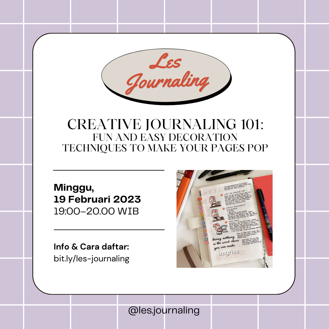 Les Journaling Bareng Griss — Grisselda Nihardja