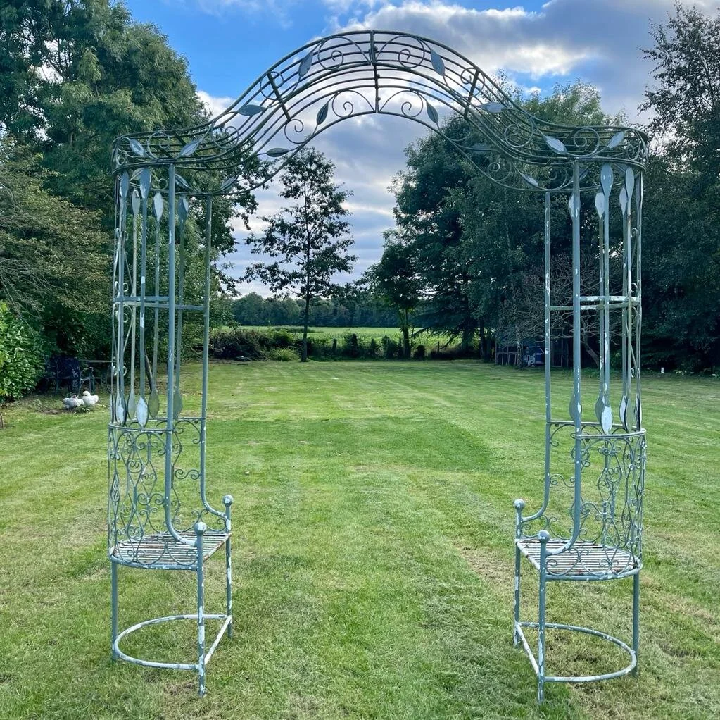 Pair of Antique Iron Trestles — Wink&Beam