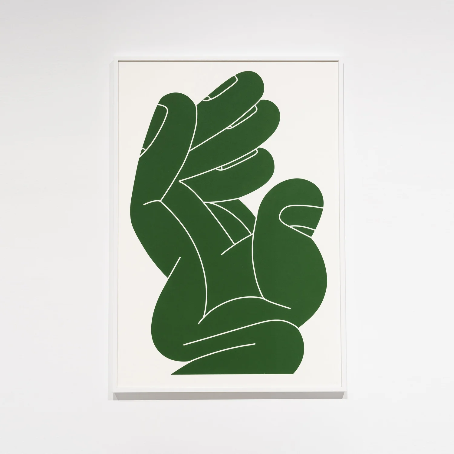 Blue Hand by Sebastian Curi — Silk Gallery