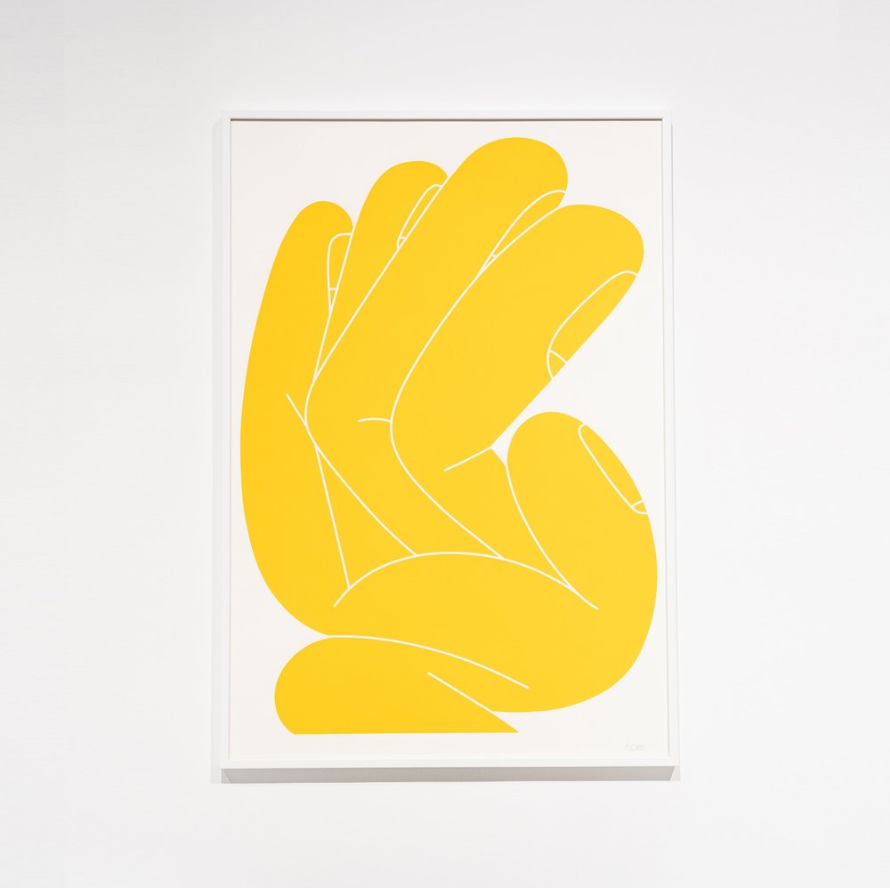 Blue Hand by Sebastian Curi — Silk Gallery