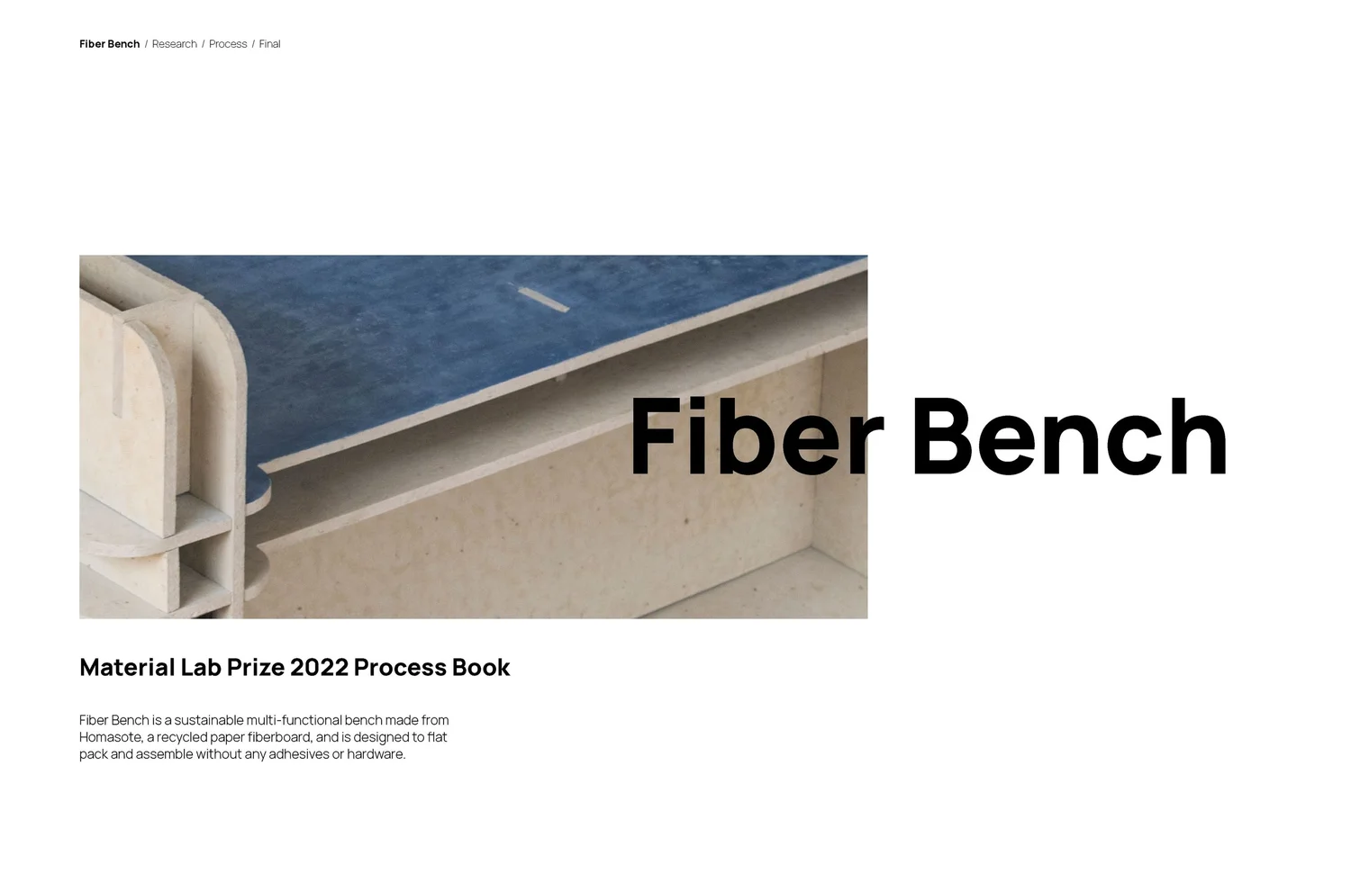Fiber bench — Material Lab