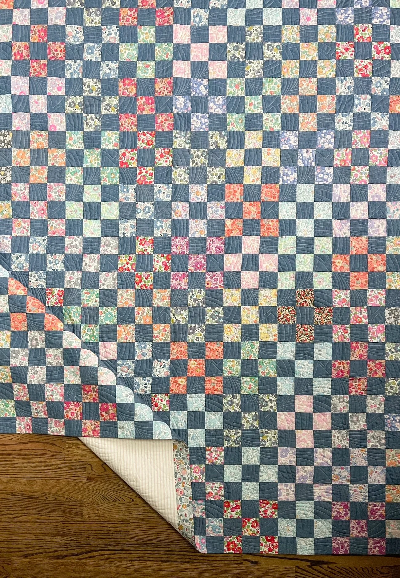 Liberty of London Nine Patch Quilt — Sweet Little Quilts