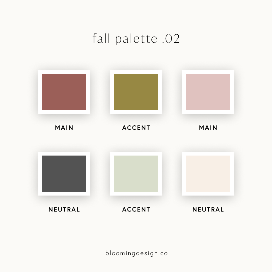 Color Palette Inspiration for Fall — Blooming Design Co.