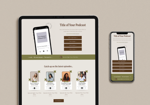 What Your Podcast Page Needs — Blooming Design Co.