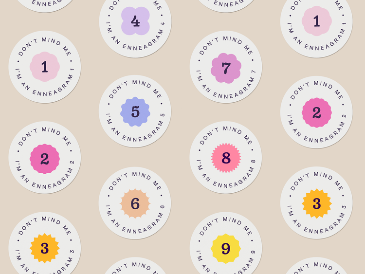 Enneagram Ashton Colorful Brand Identity — Blooming Design Co.
