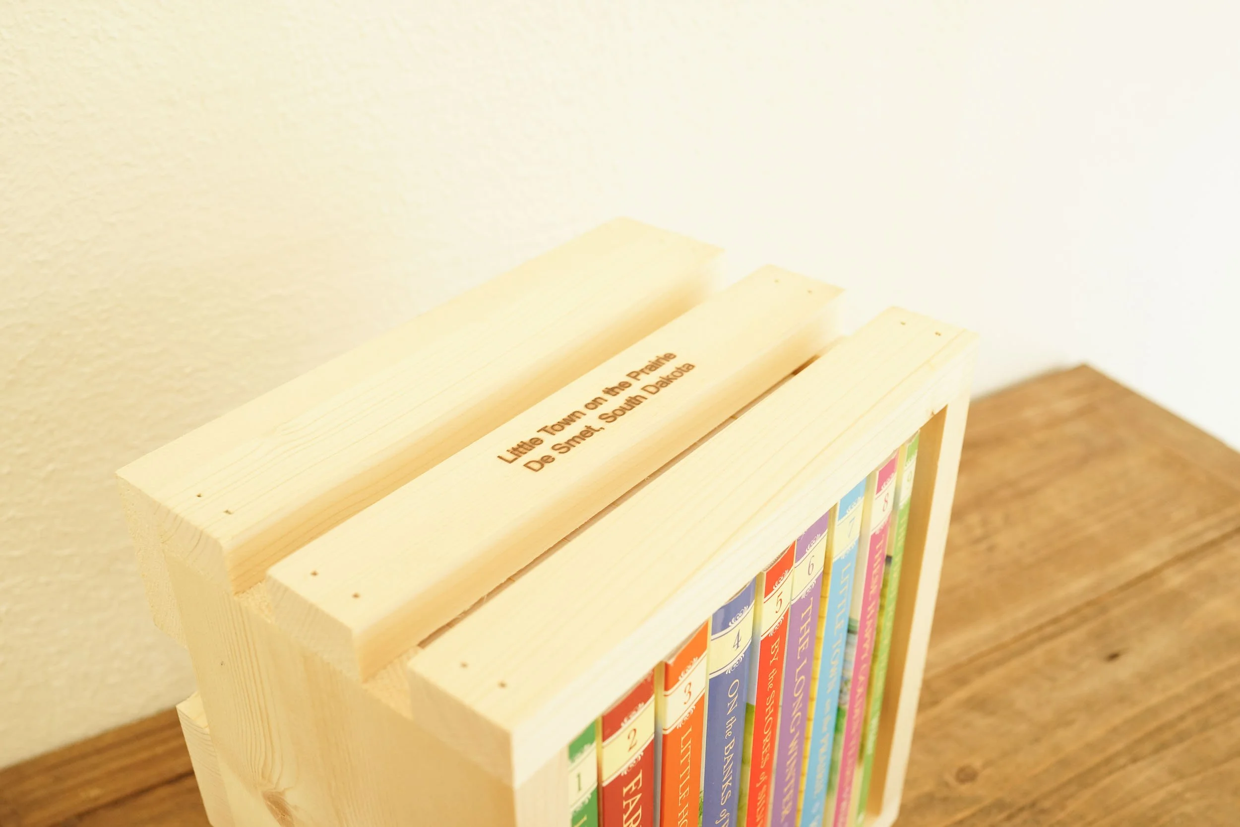 Color Edition Paperback Little House Nine-Book Set In Wooden Crate ...