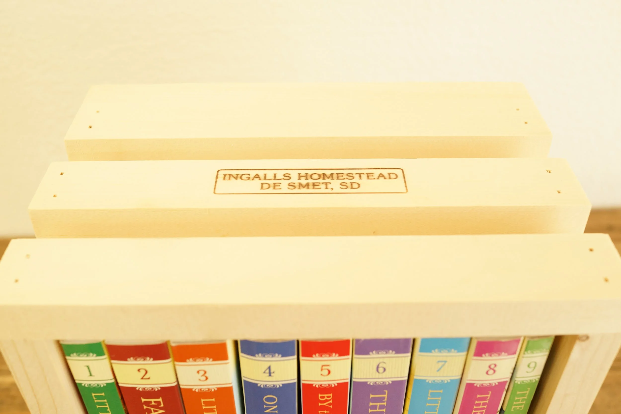 Color Edition Paperback Little House Nine-Book Set In Wooden Crate ...