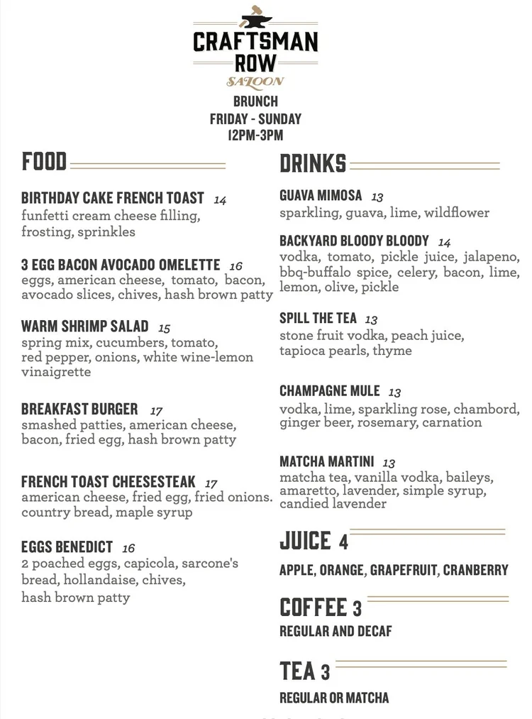 Craftsman Row Saloon