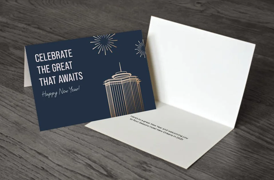Card Design | Four Seasons Hotel New Orleans — Kim Packer Design LLC