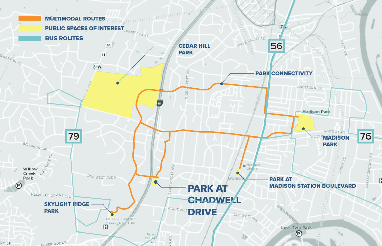 Design Options For A Park On Chadwell Dr. — Civic Design Center