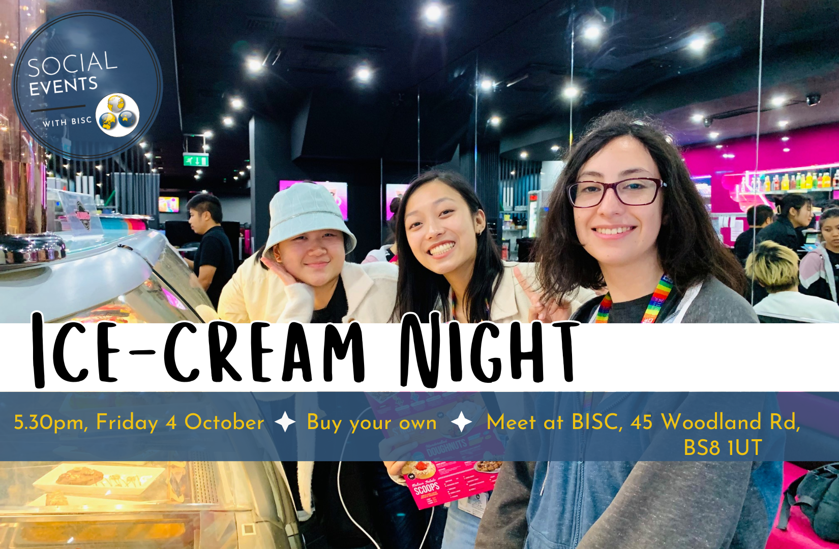 Ice-cream Night — Bristol International Student Centre