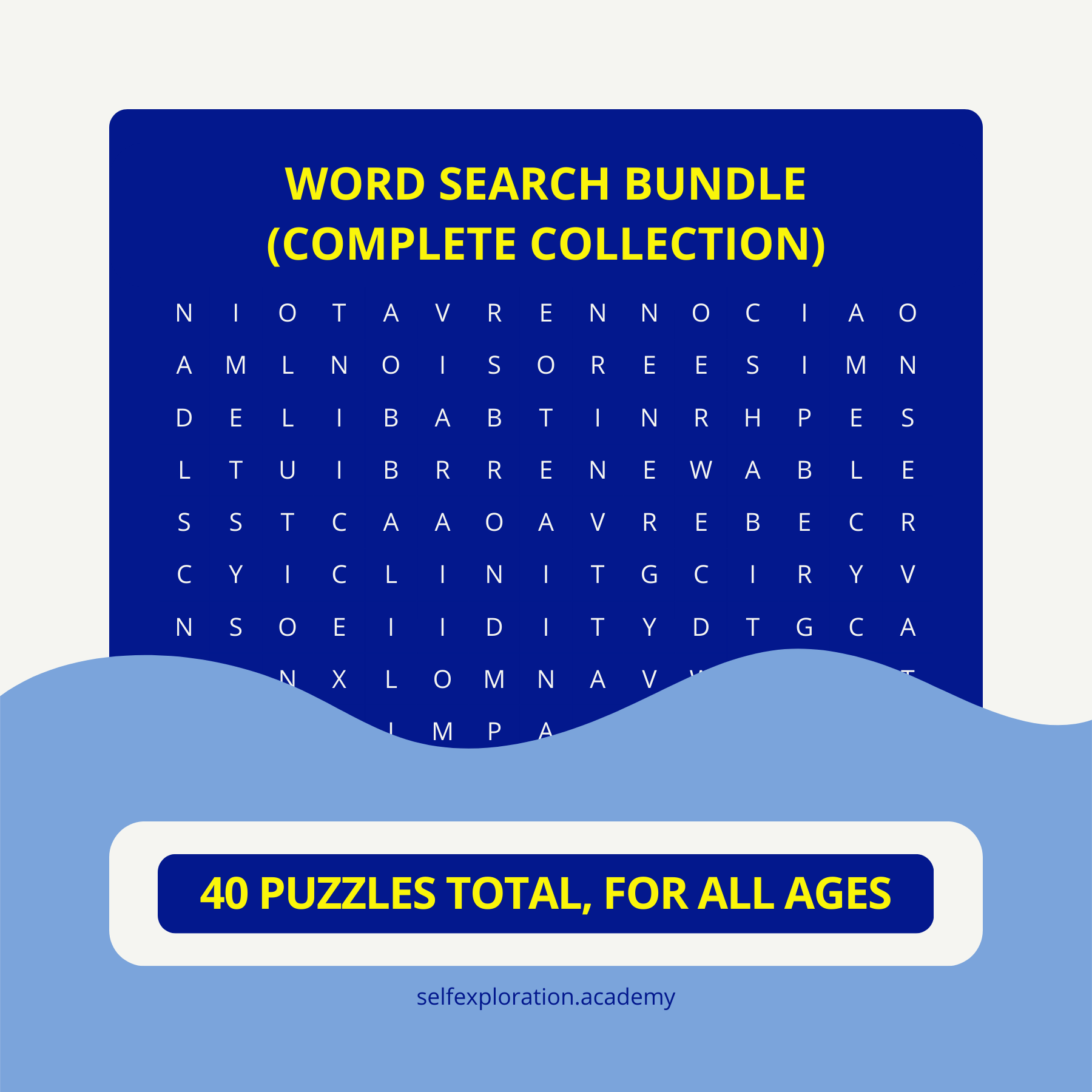 Complete Word Search Puzzle Collection | Ages 4–Adult (40 Puzzles ...