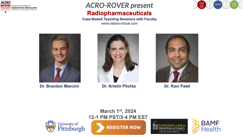 Radiation Oncology Virtual Education Rotation (ROVER)