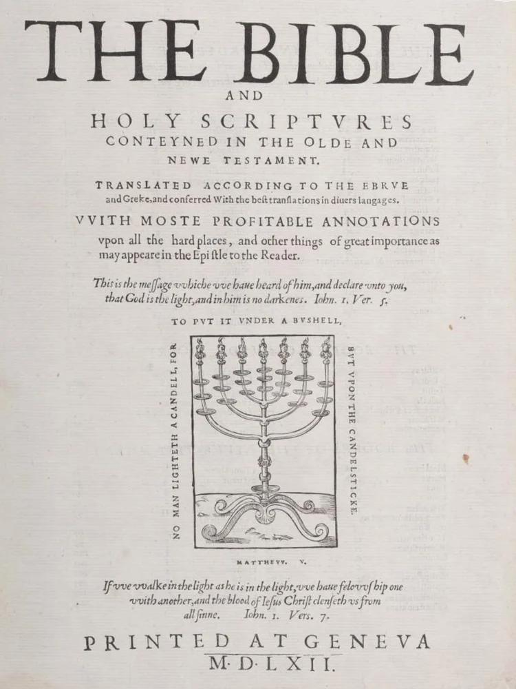 Geneva Bible — Antique Bible