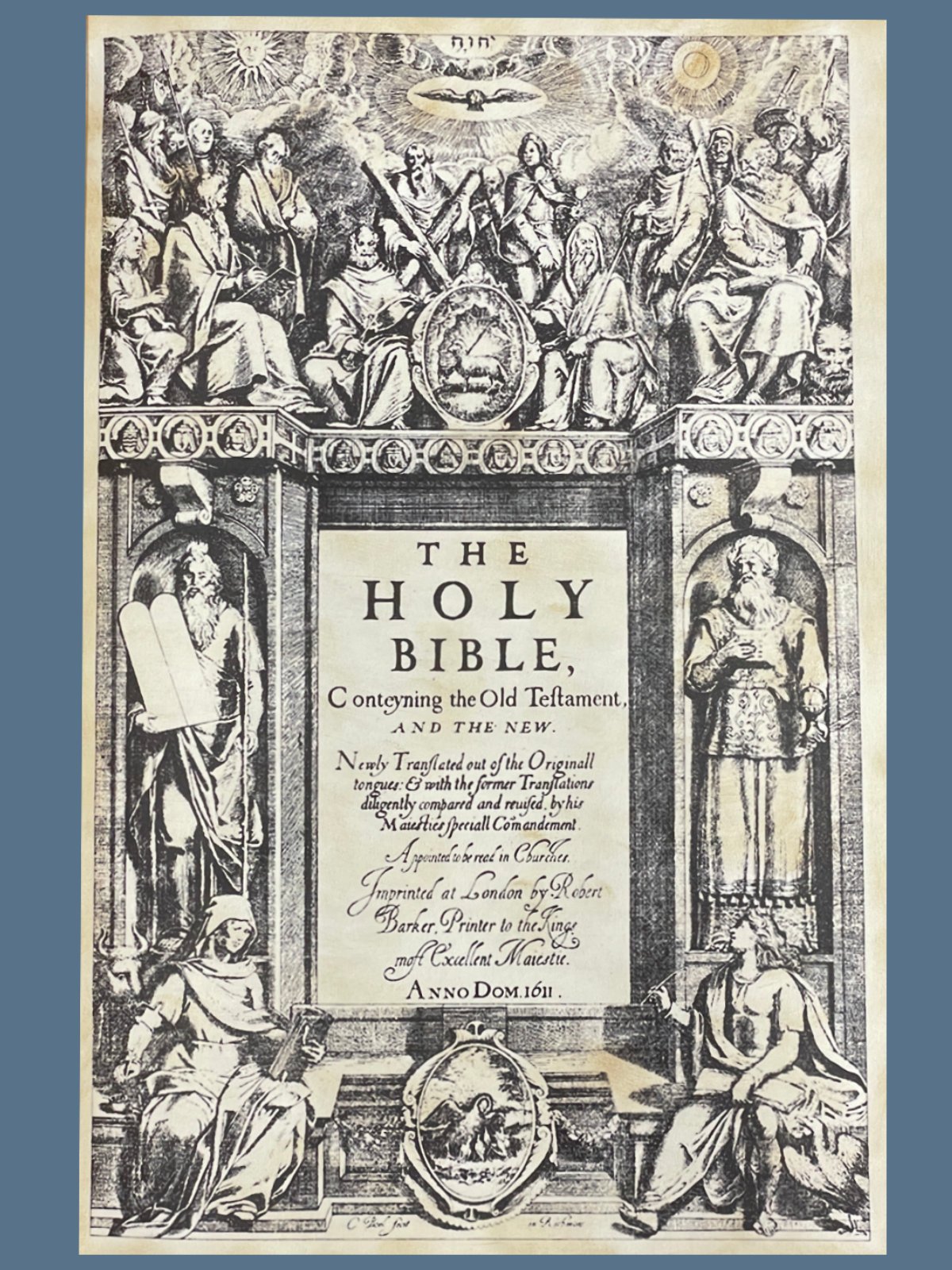 1611 The Great He Bible - First Edition King James Bible — Antique Bible