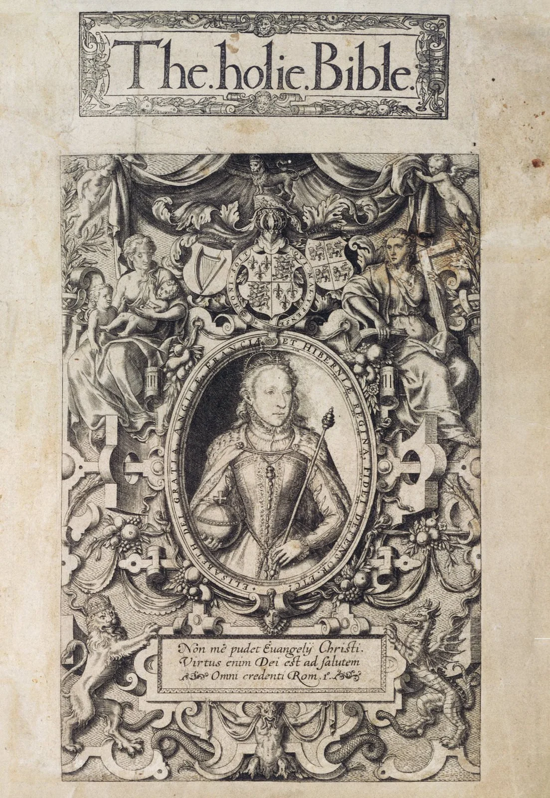 English Bible History — Antique Bible