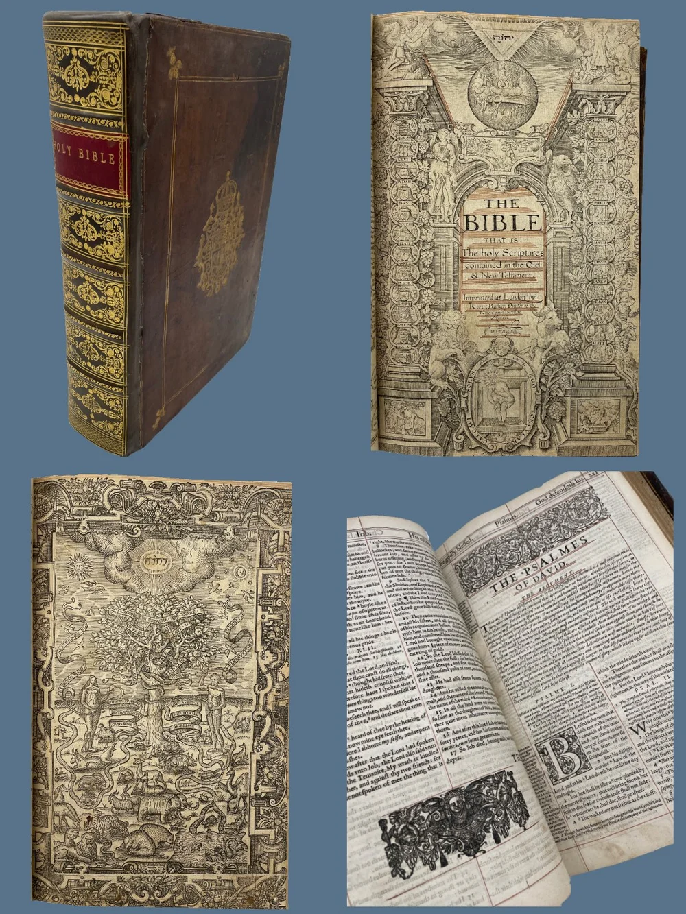English Bible History — Antique Bible