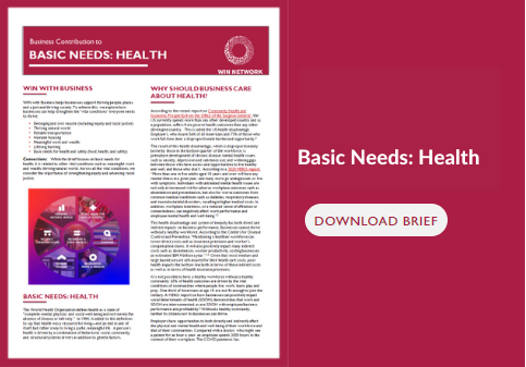 WIN with Business: Basic Needs: Health — WIN NETWORK