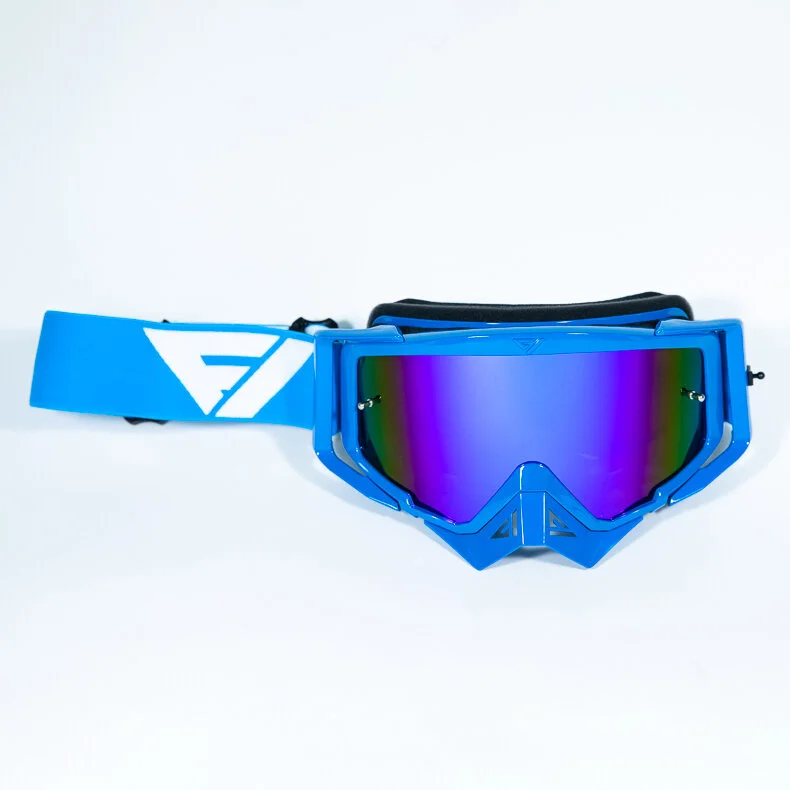 FlowVision™ Rythem™ Motocross Goggle: Blue/White — FlowVision™ Canada ...