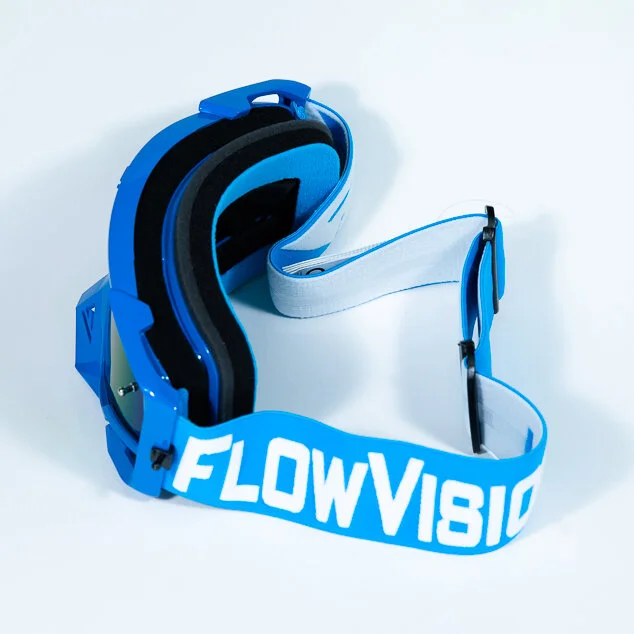 FlowVision™ Rythem™ Motocross Goggle: Blue/White — FlowVision™ Canada ...