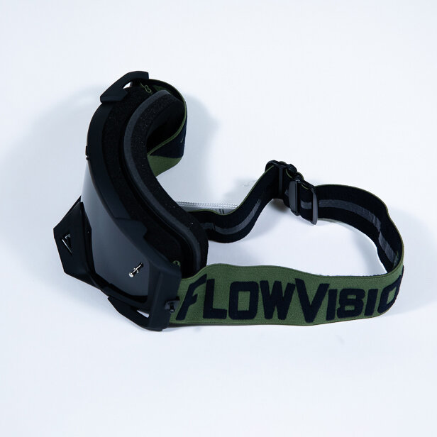 FlowVision™ Rythem™ Motocross Goggle: Army Green/Black — FlowVision ...