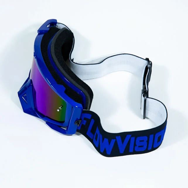 FlowVision™ Rythem™ Motocross Goggle: Blue Line — FlowVision™ Canada ...